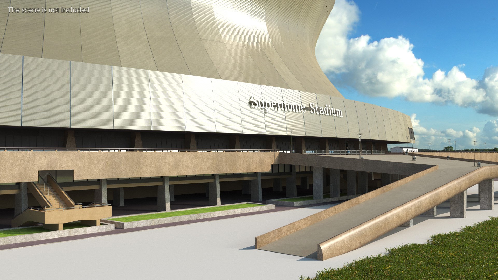 Multi Purpose Stadium 3D model - TurboSquid 2015764