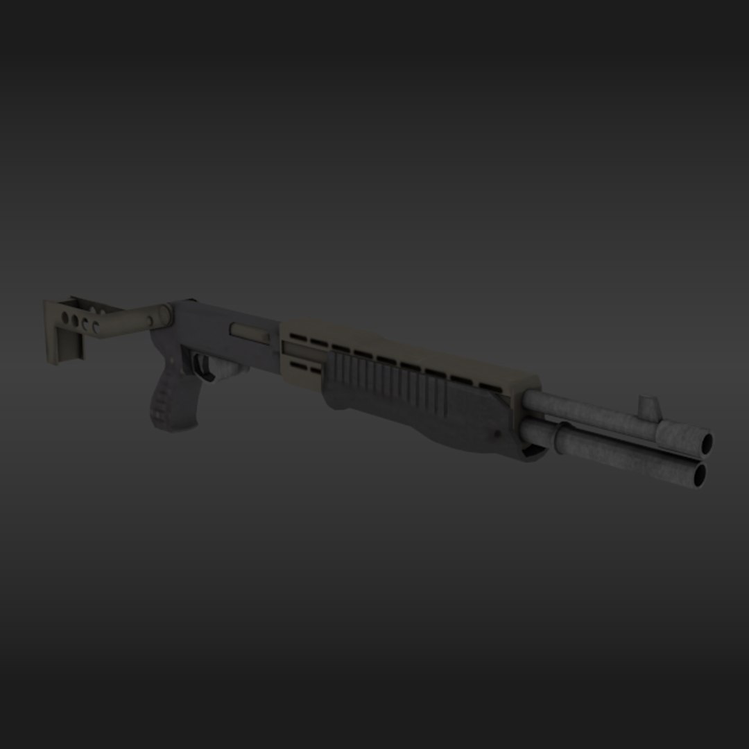 3D Weapon Spas-12 - TurboSquid 1217313