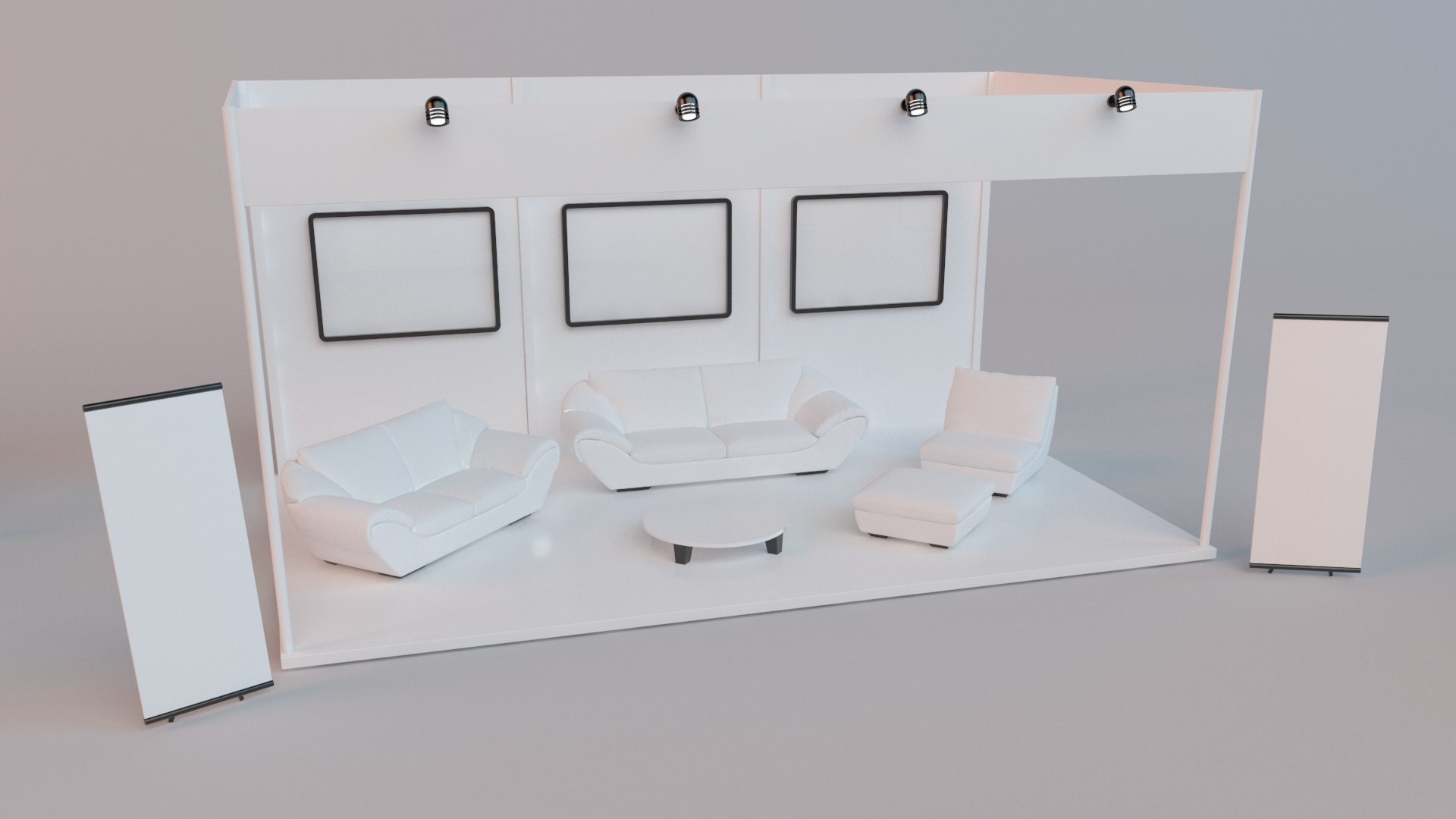 3D High-Quality Exhibition Design Collection 3D Models Model ...