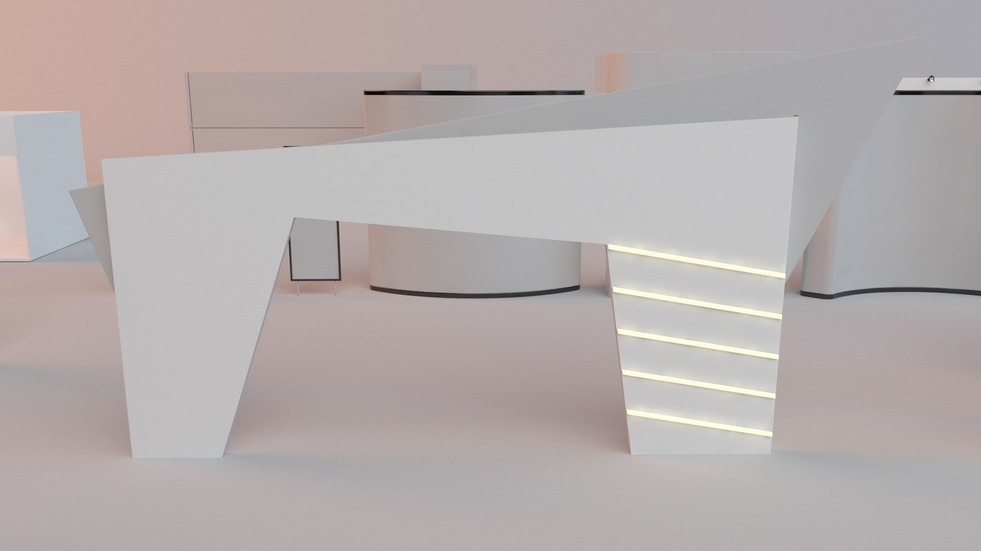 3D High-Quality Exhibition Design Collection 3D Models Model ...