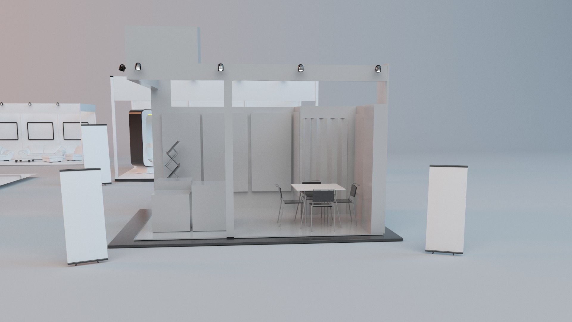 3D High-Quality Exhibition Design Collection 3D Models Model ...