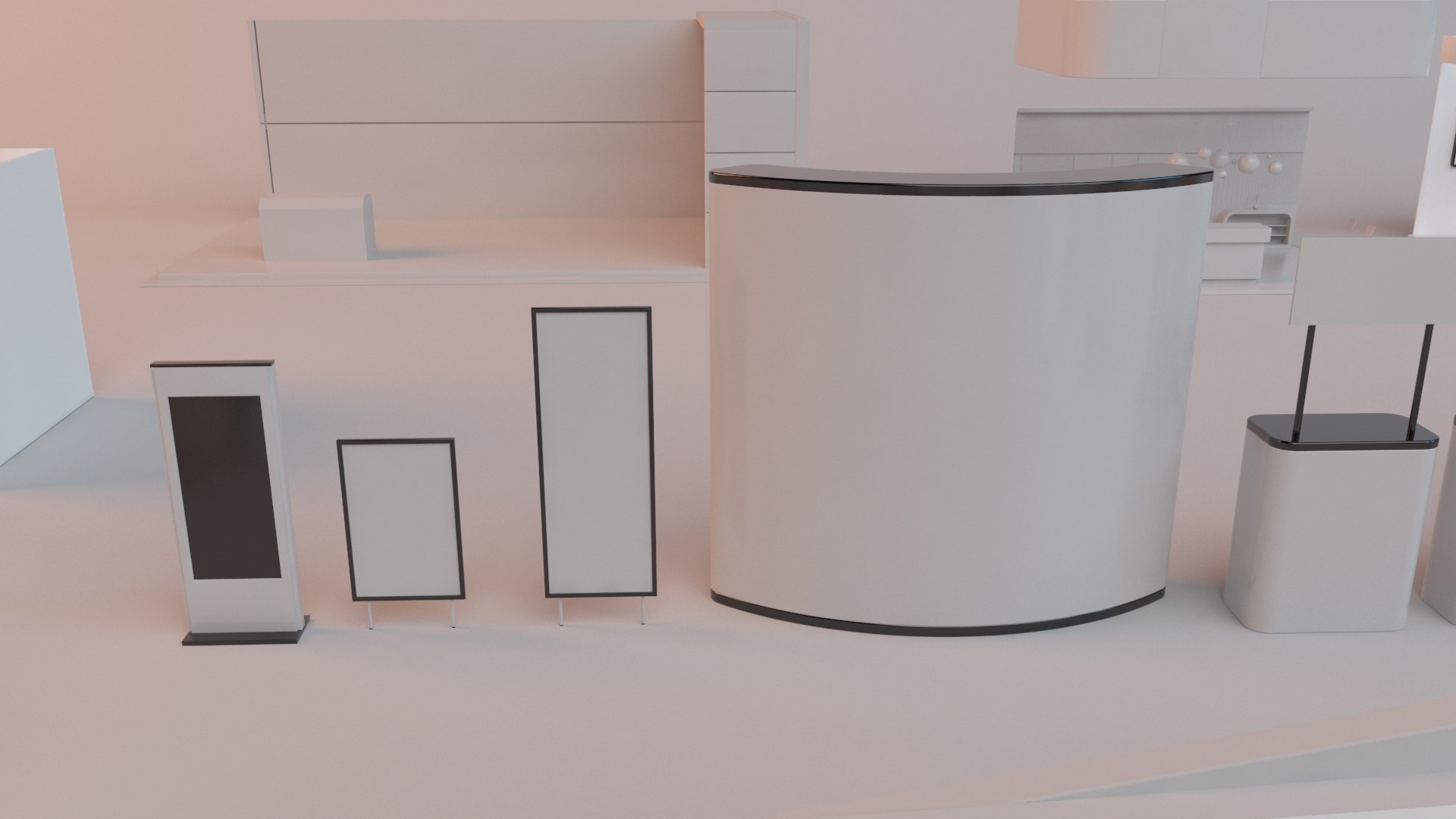 3D High-Quality Exhibition Design Collection 3D Models Model ...