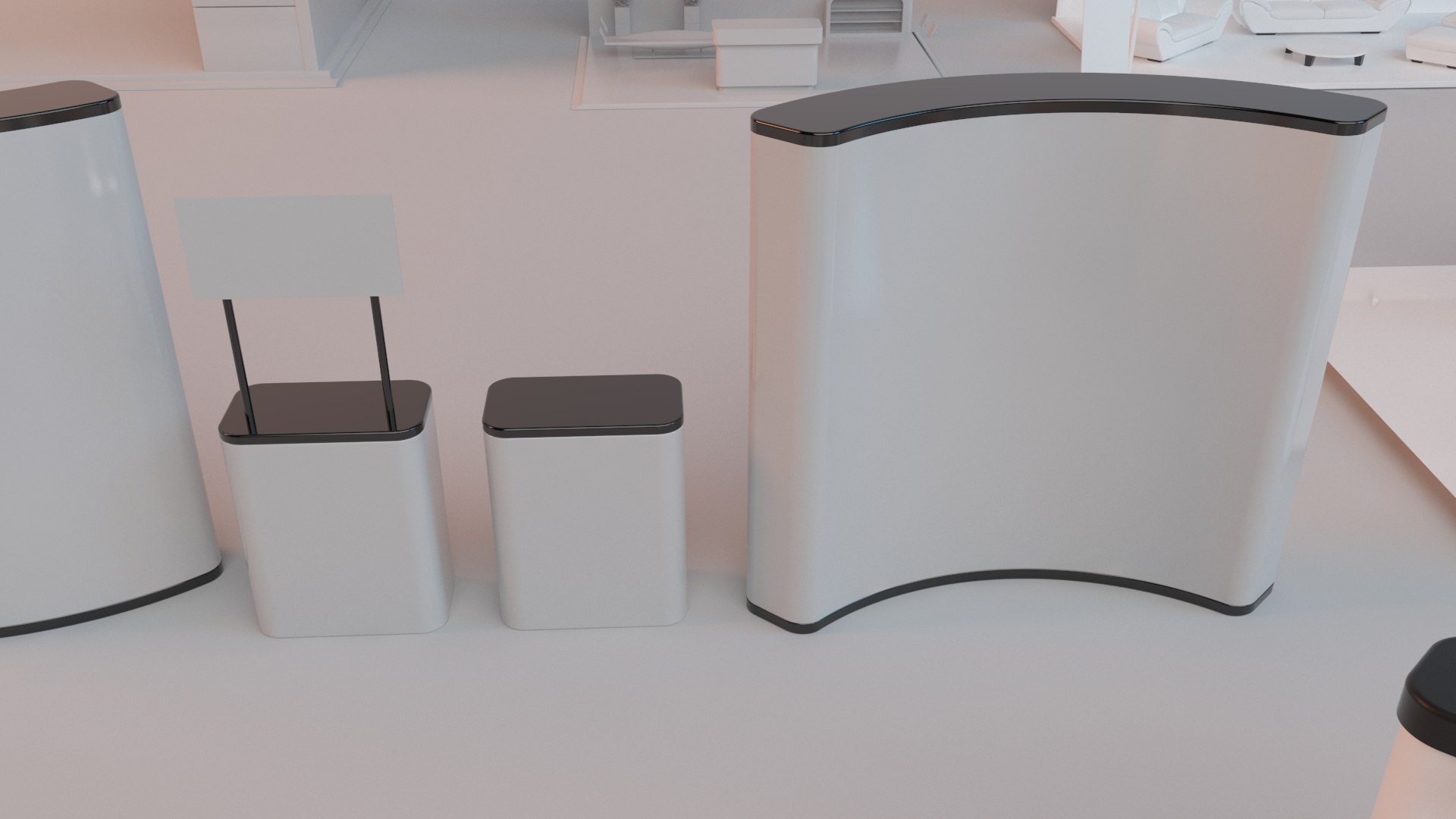 3D High-Quality Exhibition Design Collection 3D Models Model ...