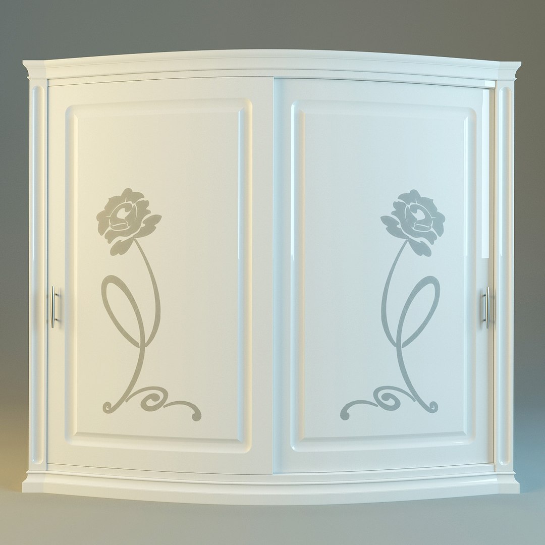 3d model florens wardrobe