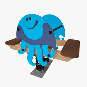 Playground spring airplane 3D model - TurboSquid 1236032