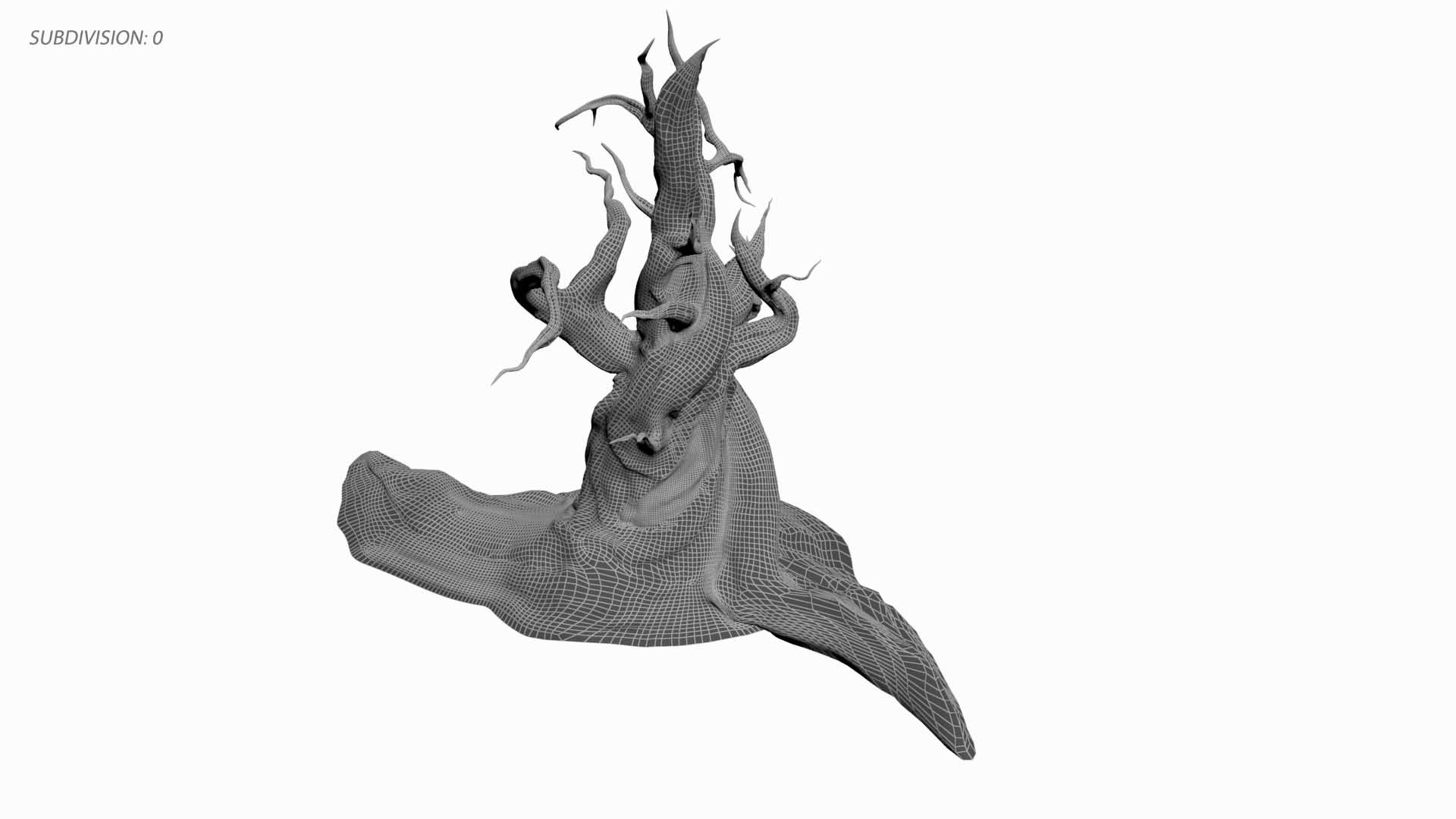 3D Fantasy Scary Tree - TurboSquid 1848567
