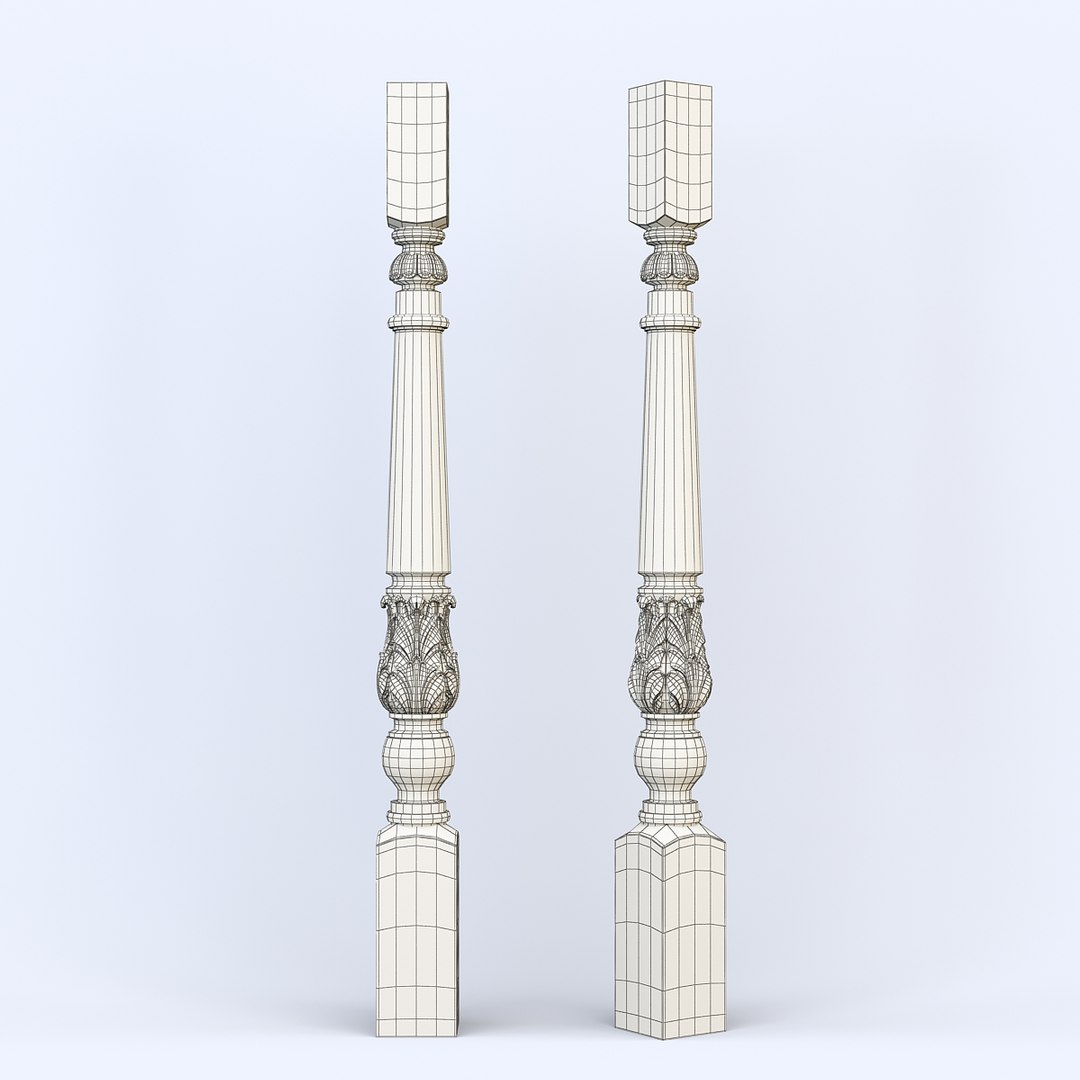 Baluster Classic 3D Model - TurboSquid 1482846
