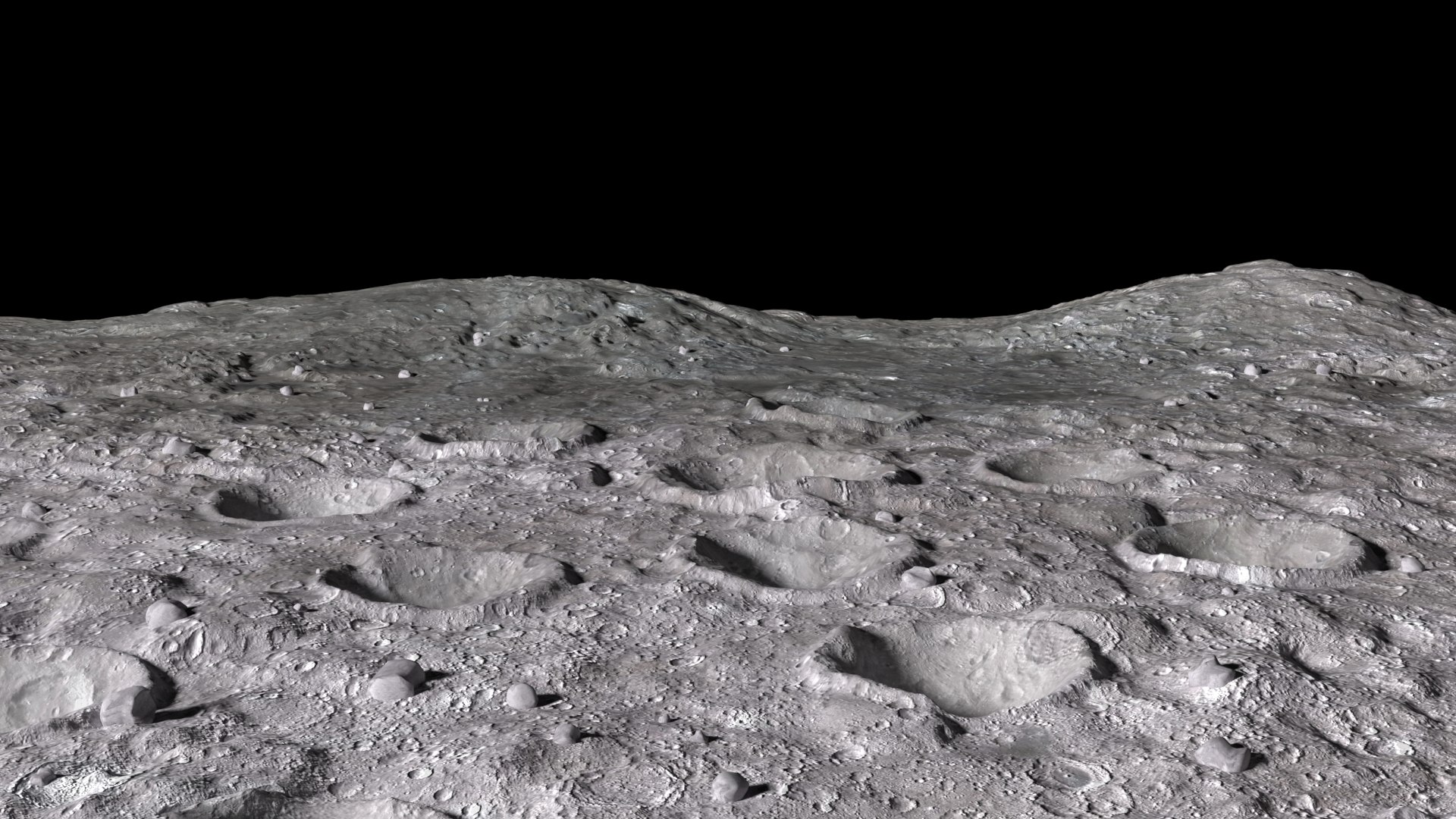 3D Moon Landscape Model - TurboSquid 1468561