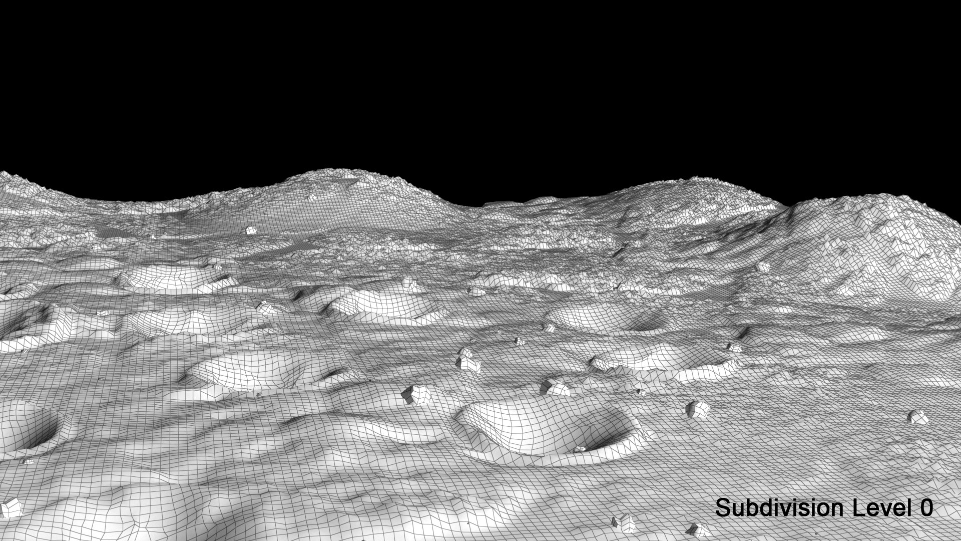 3D Moon Landscape Model - TurboSquid 1468561