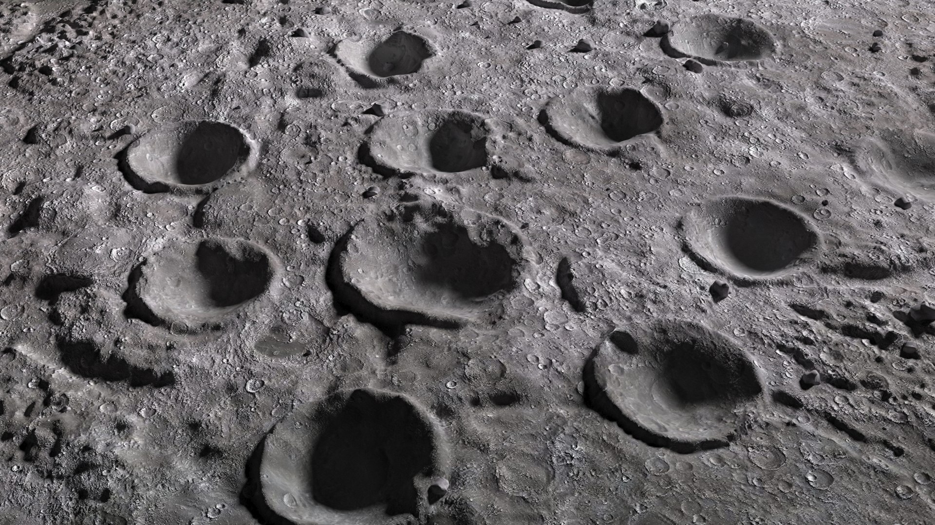 3D Moon Landscape Model - TurboSquid 1468561