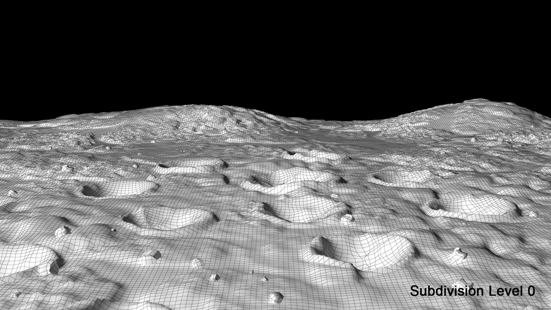 3D Moon Landscape Model - TurboSquid 1468561