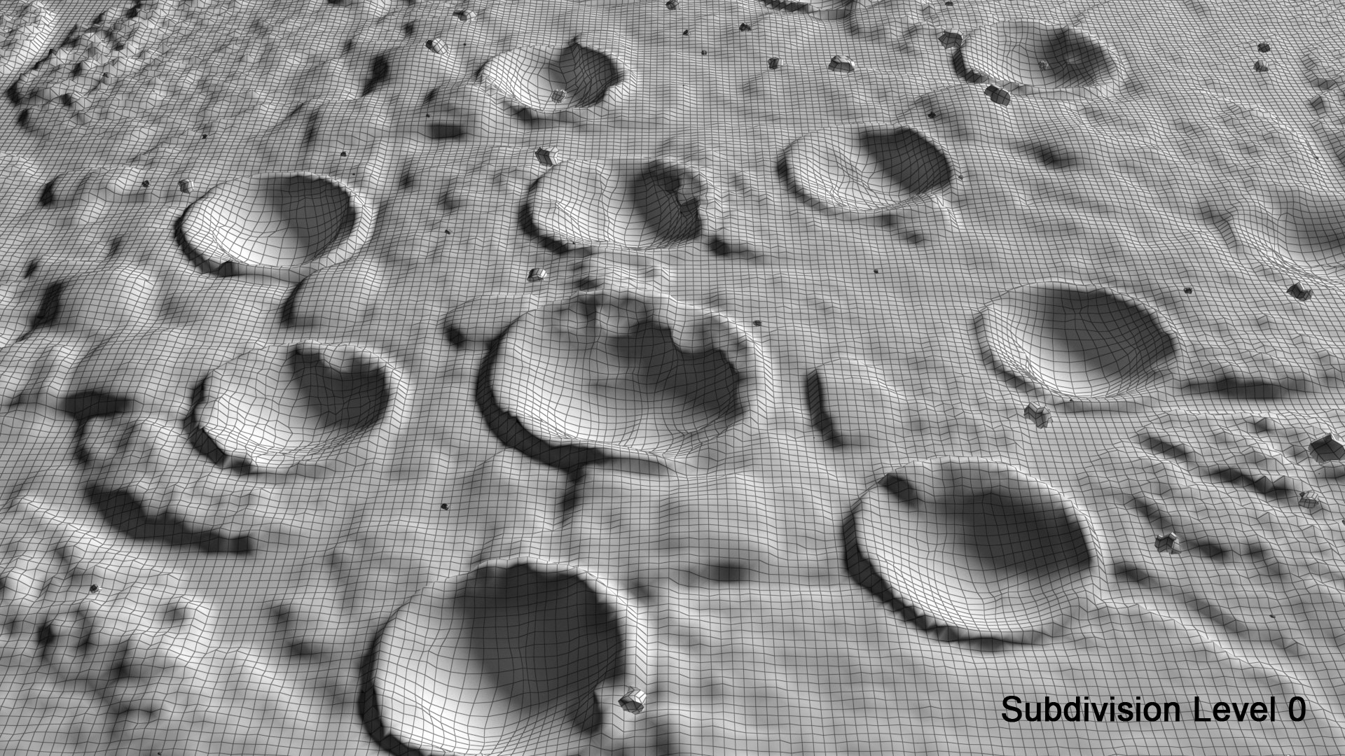 3D Moon Landscape Model - TurboSquid 1468561