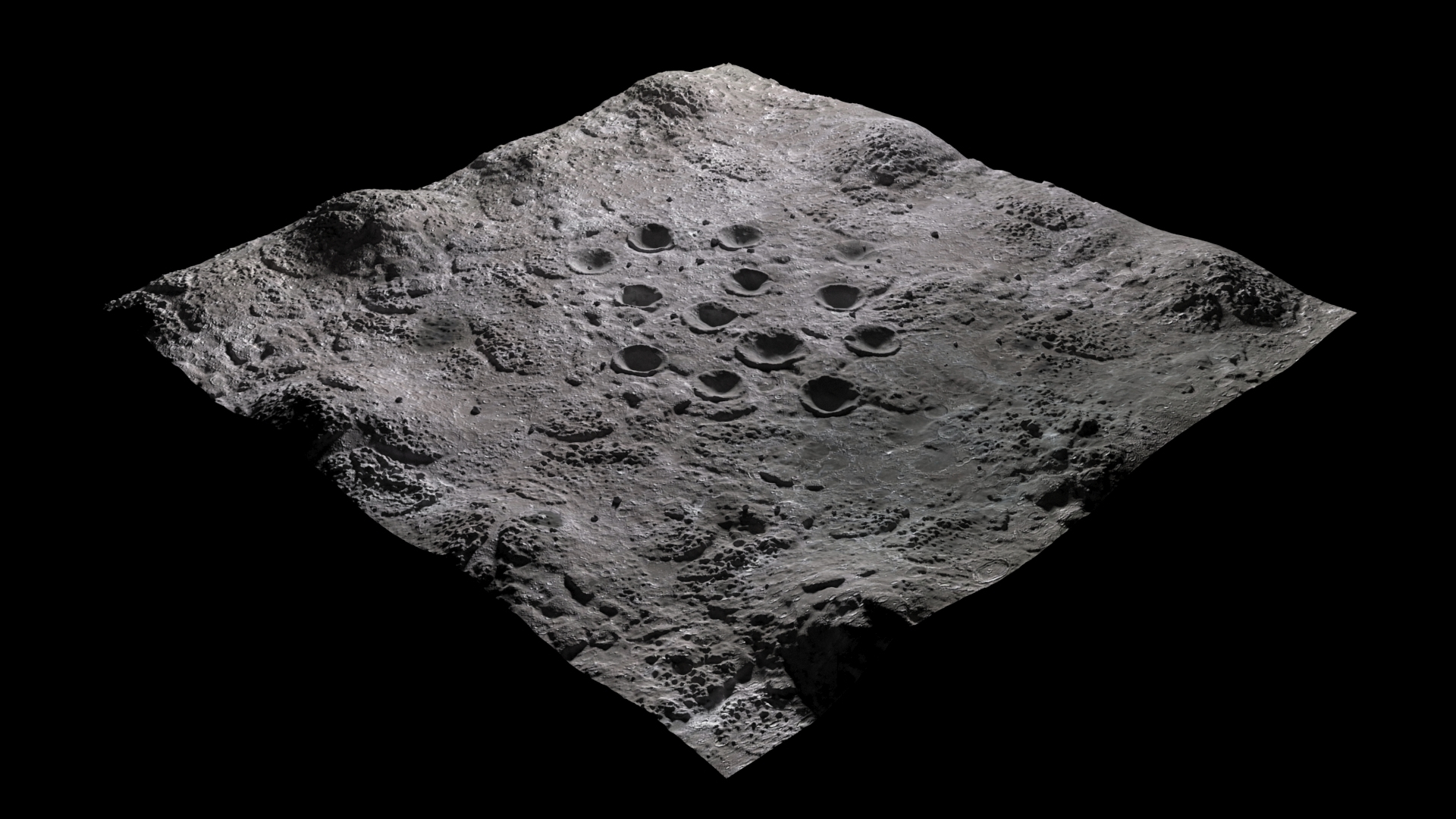 3D Moon Landscape Model - TurboSquid 1468561