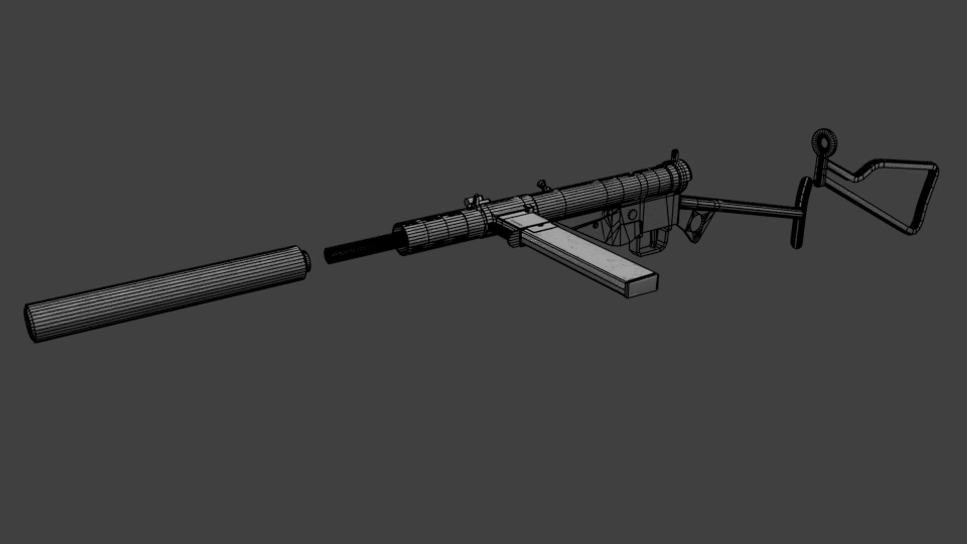 Second Sten 3D Model - TurboSquid 1178104