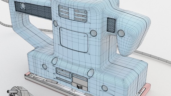 Sheet orbital sander 3D model - TurboSquid 1527544