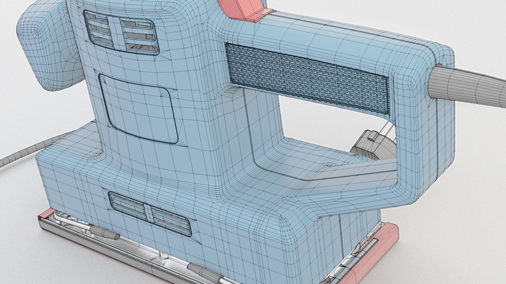 Sheet orbital sander 3D model - TurboSquid 1527544