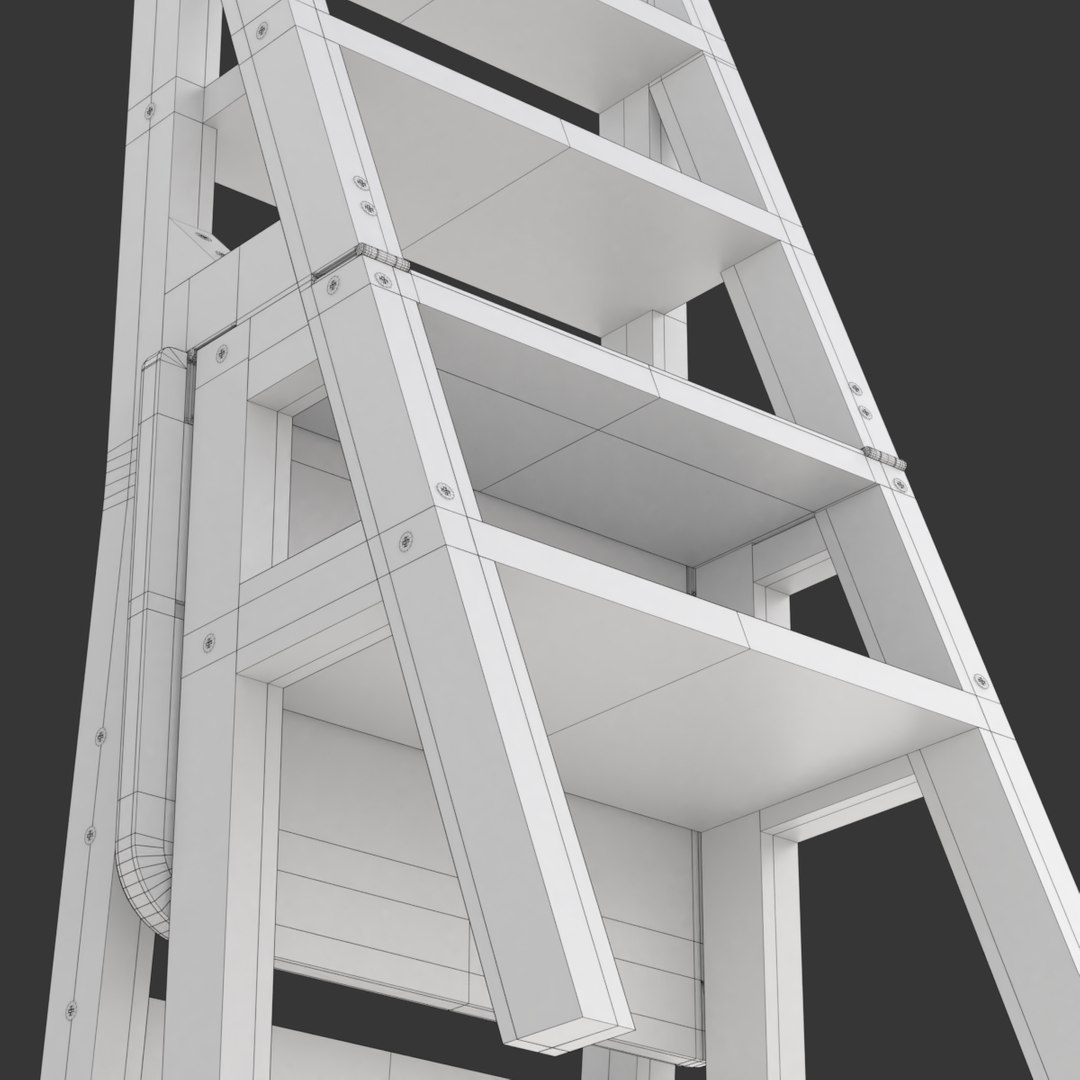 Step Stool Chair 3D model - TurboSquid 1716278