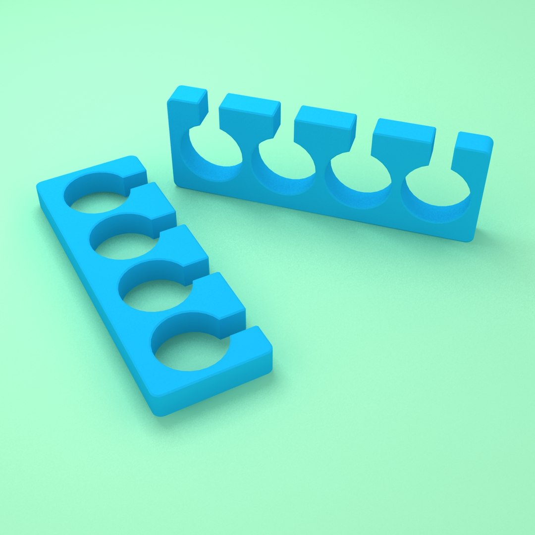 Toe Separators 3d 3ds