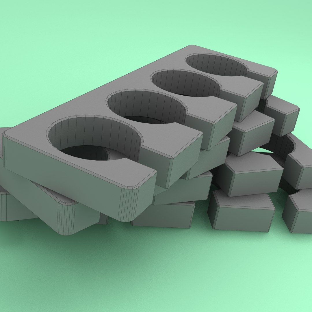 Toe Separators 3d 3ds