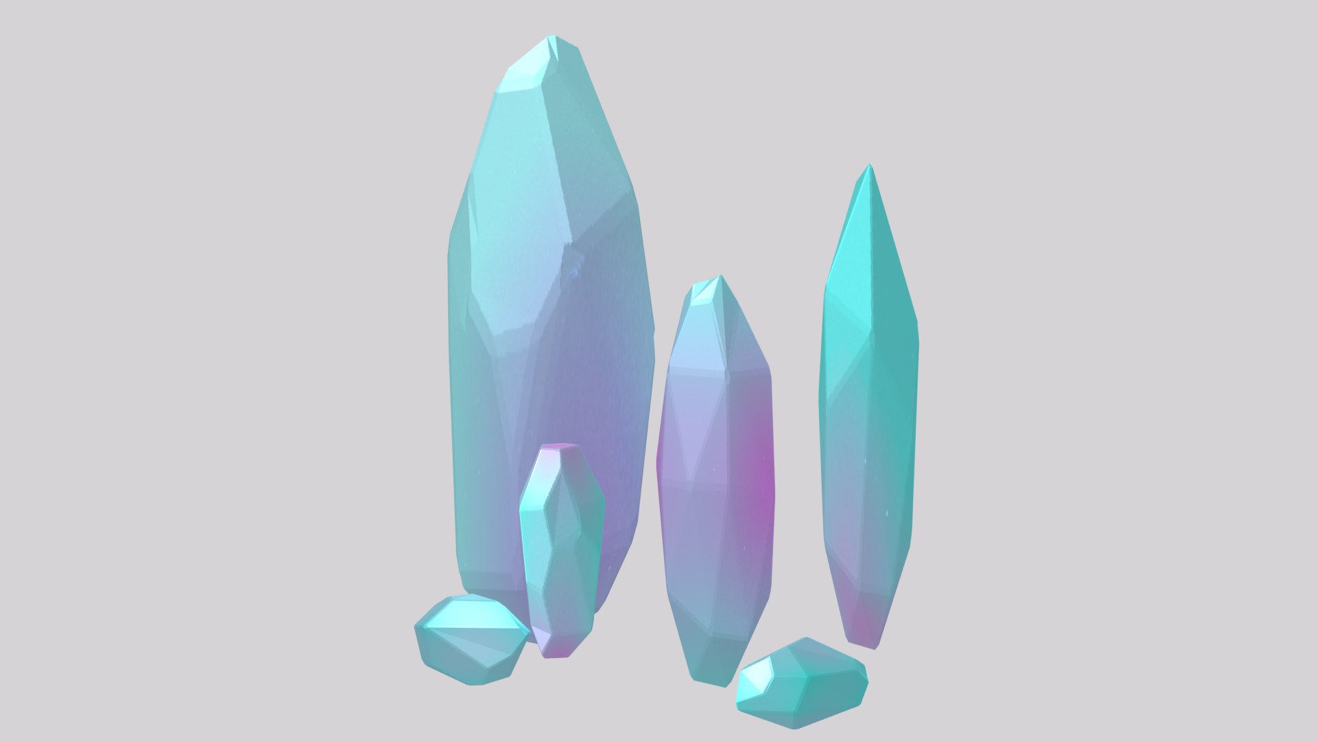 3D Fantasy Crystals - TurboSquid 1647912