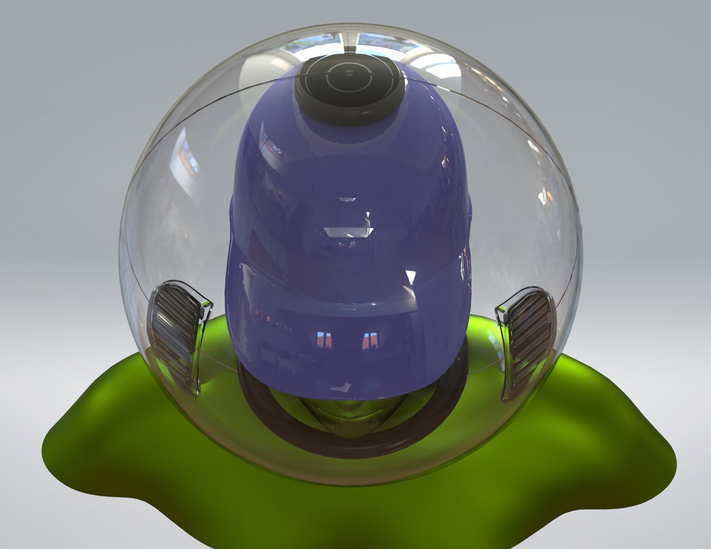 COVID FISHBOWL HELMET WITH FILTERS 3D Model - TurboSquid 1821467