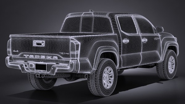 3d toyota tacoma trd model