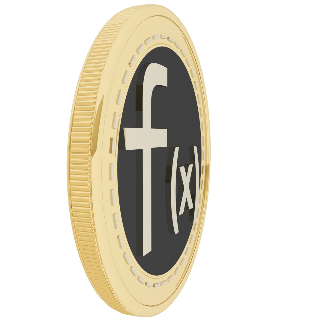 Function X Cryptocurrency Gold Coin 3D Model - TurboSquid 1856396