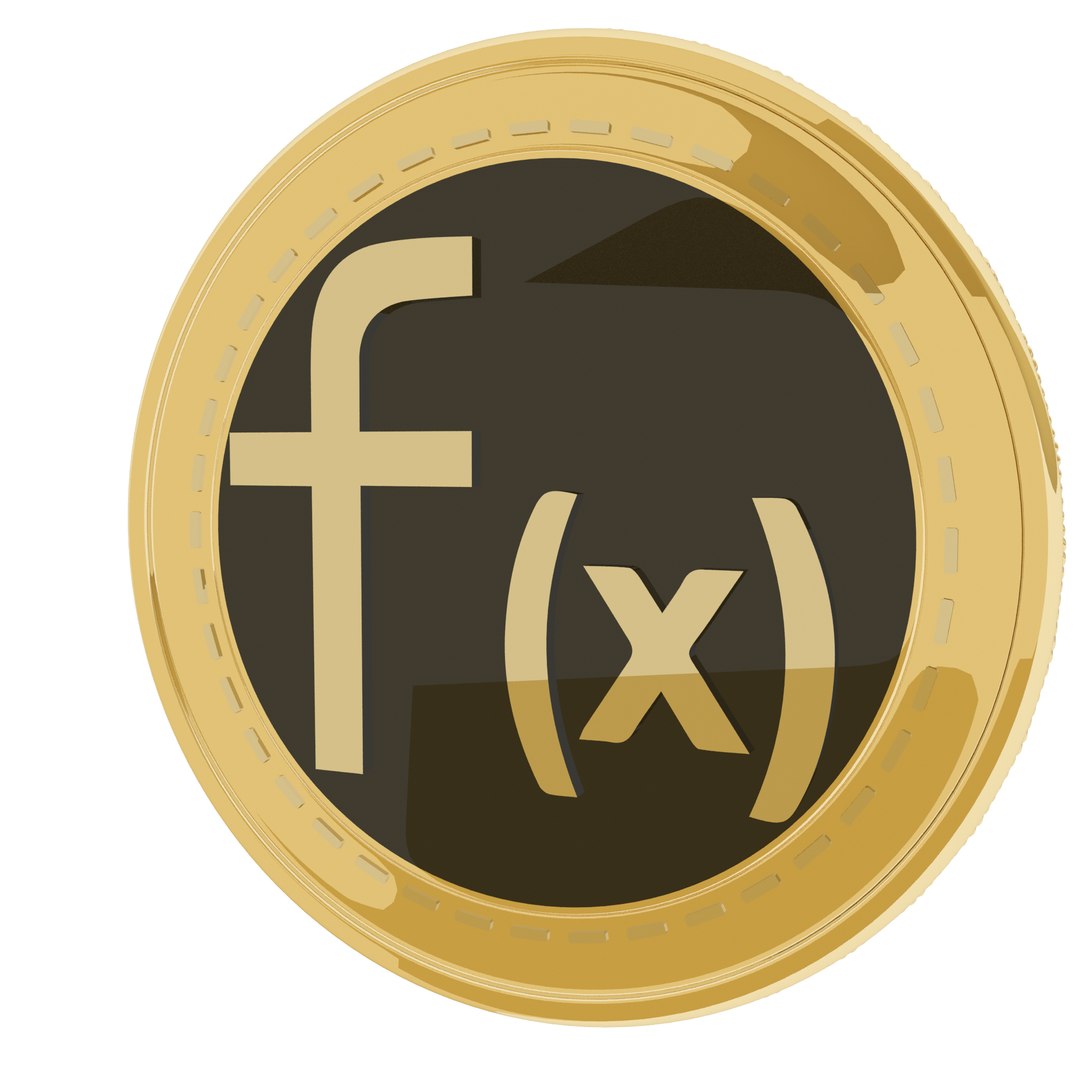 Function X Cryptocurrency Gold Coin 3D Model - TurboSquid 1856396