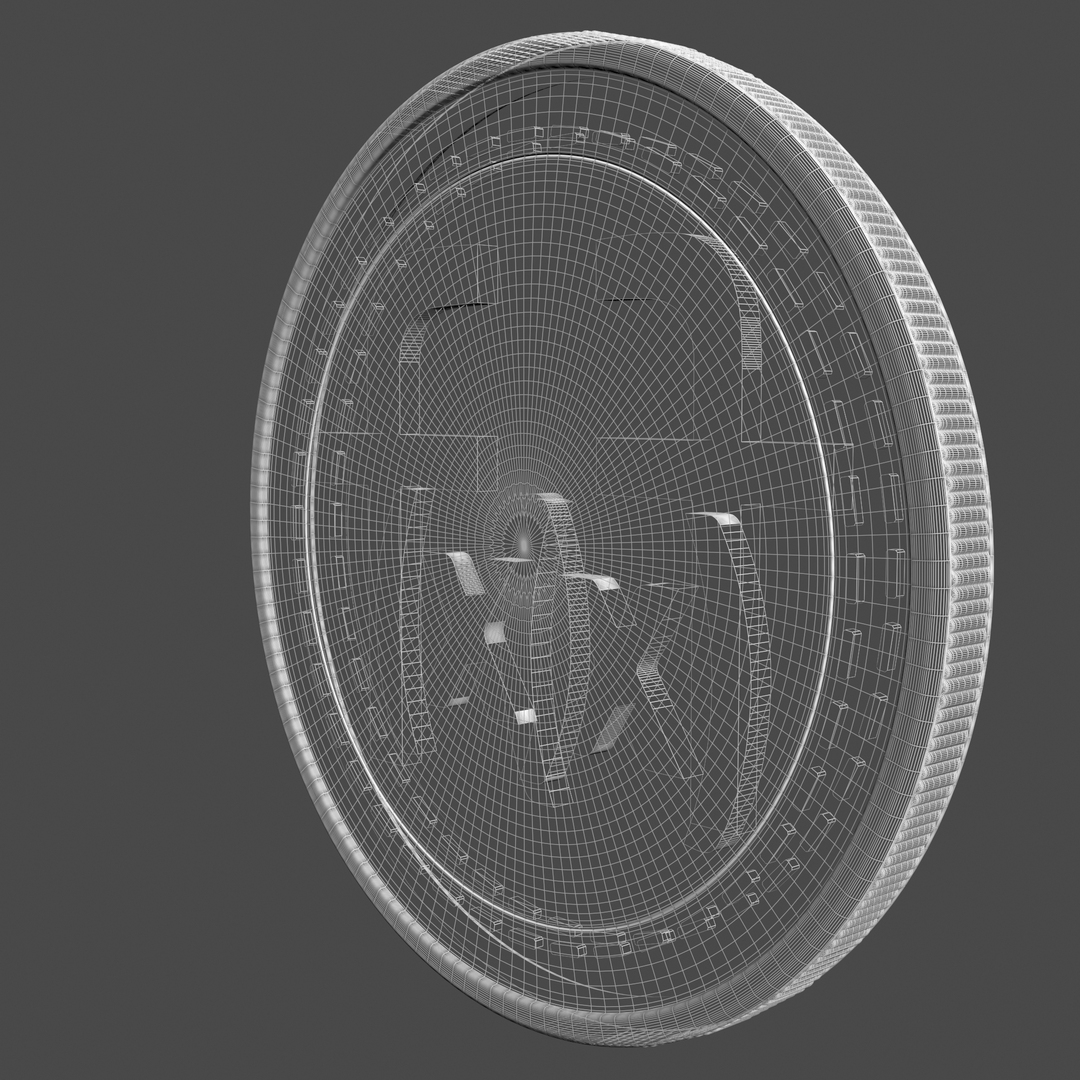 Function X Cryptocurrency Gold Coin 3D Model - TurboSquid 1856396