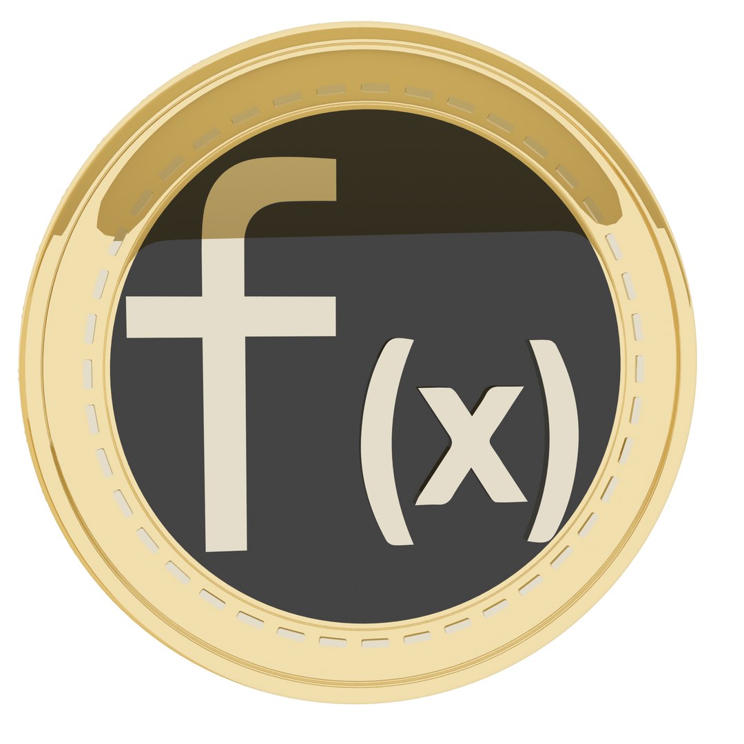 Function X Cryptocurrency Gold Coin 3D Model - TurboSquid 1856396