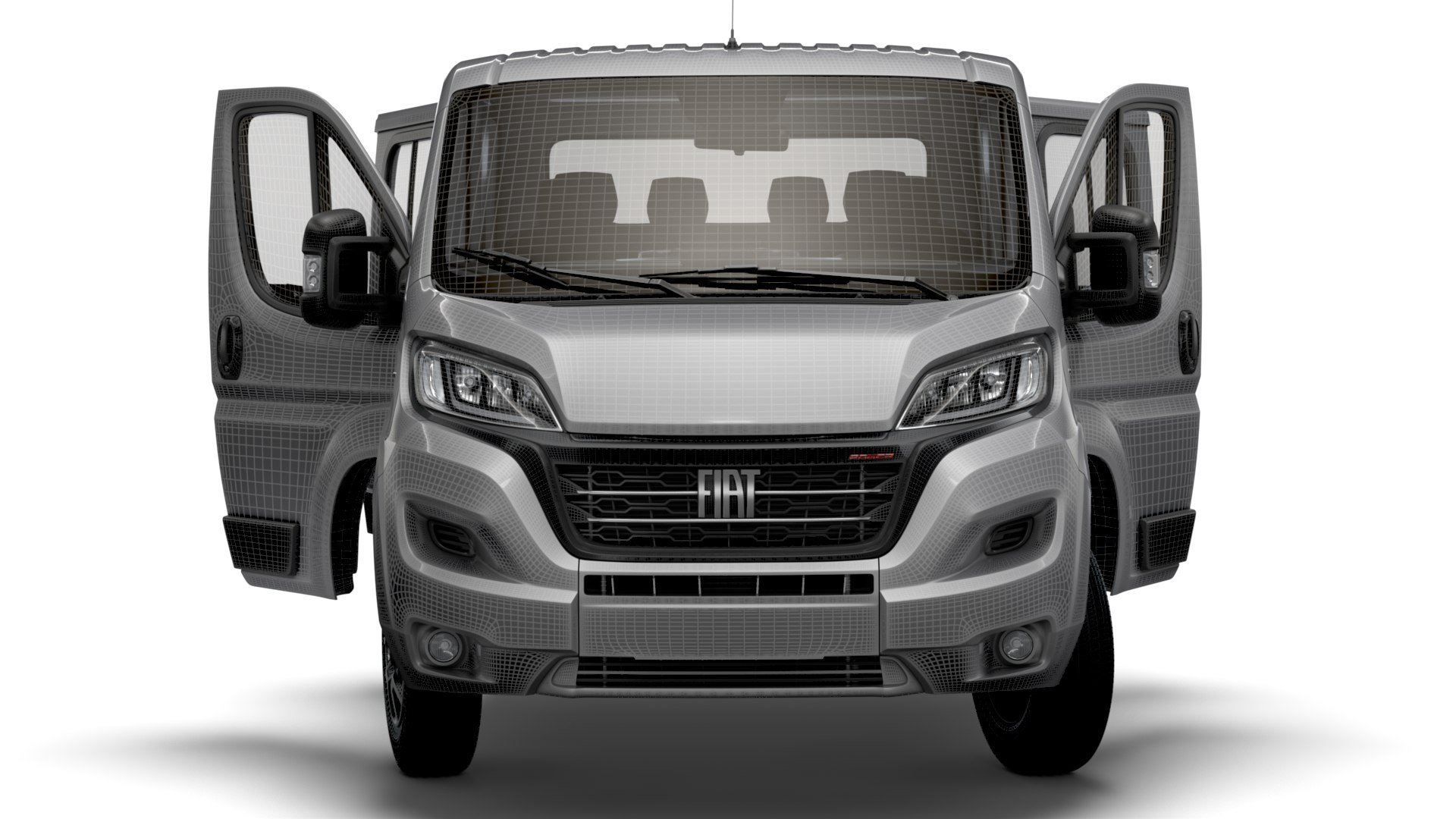 3D Model Fiat Ducato Chassis HQ Interior Crew Cab 4035WB2023 ...