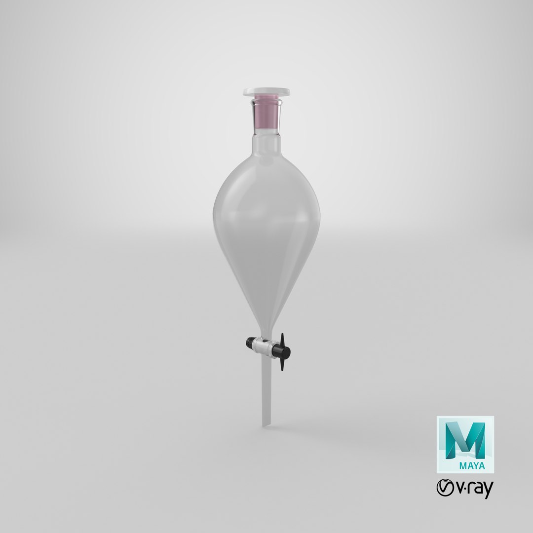 Separatory Funnel Large 3D Model - TurboSquid 2013312