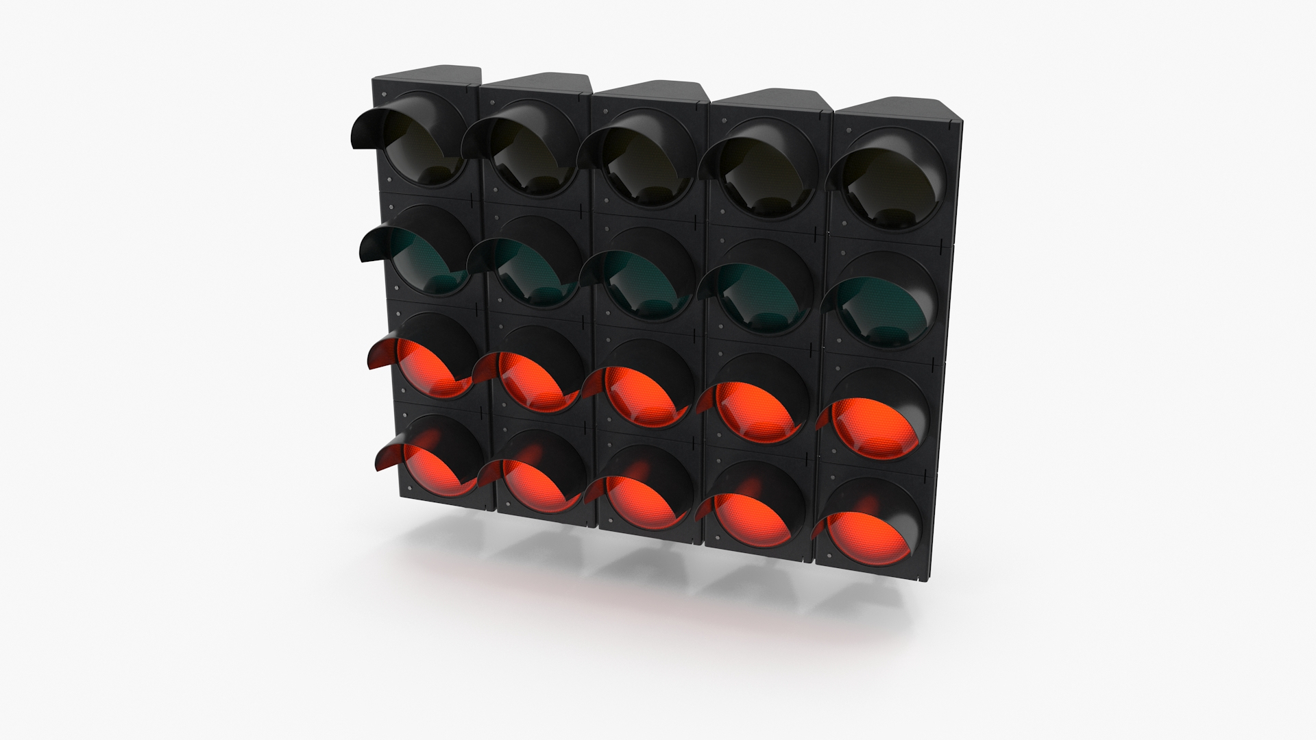 Racing Start Lights Red 3D - TurboSquid 2003400