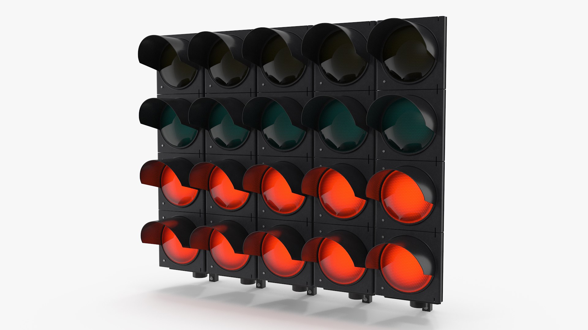 Racing Start Lights Red 3D - TurboSquid 2003400