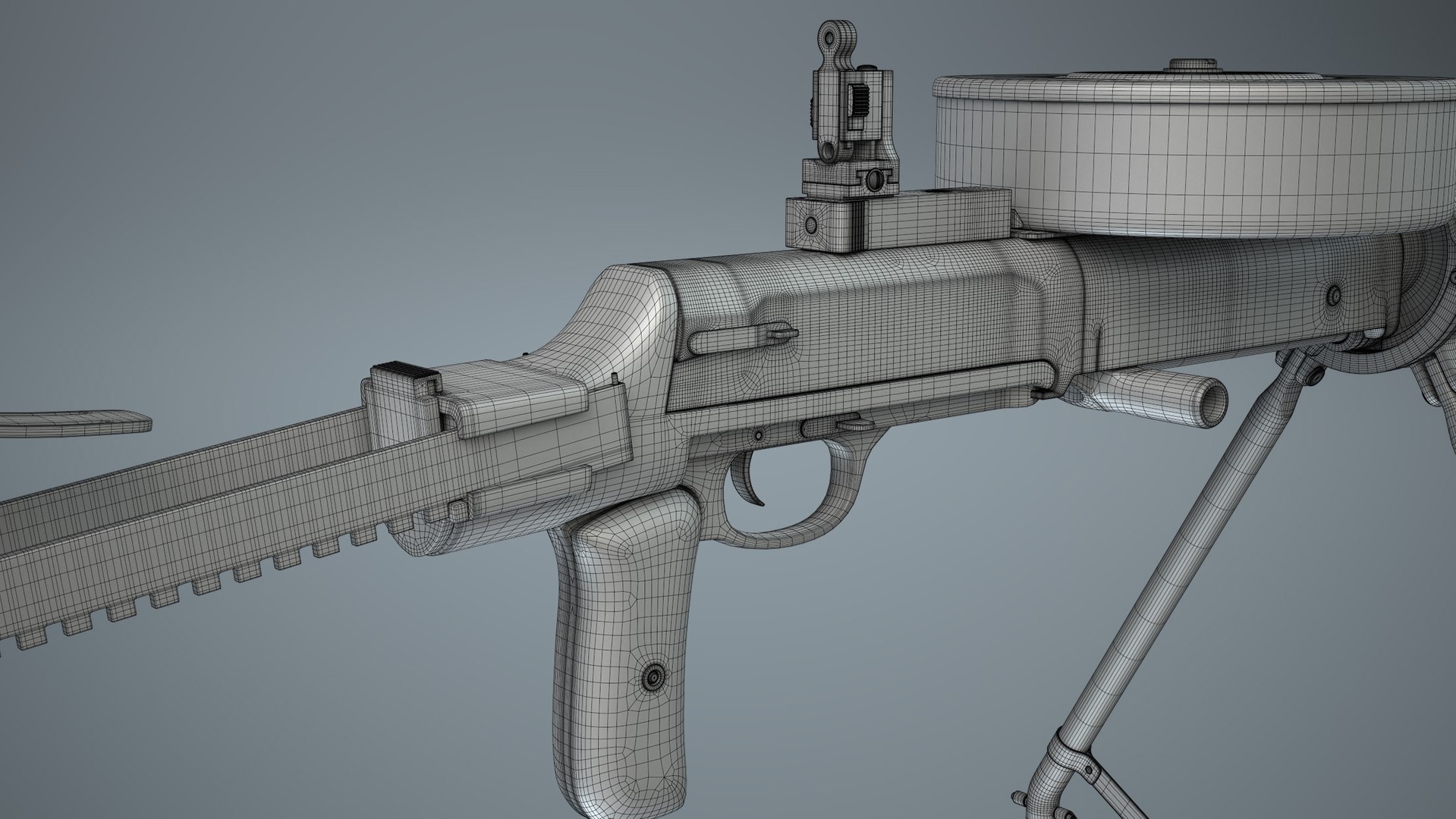 3D DT-29 Tank Machine Gun - TurboSquid 1893190