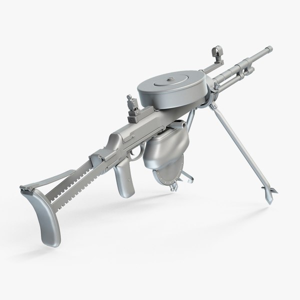 DT-29 Tank Machine Gun Modelo 3D - TurboSquid 1893190