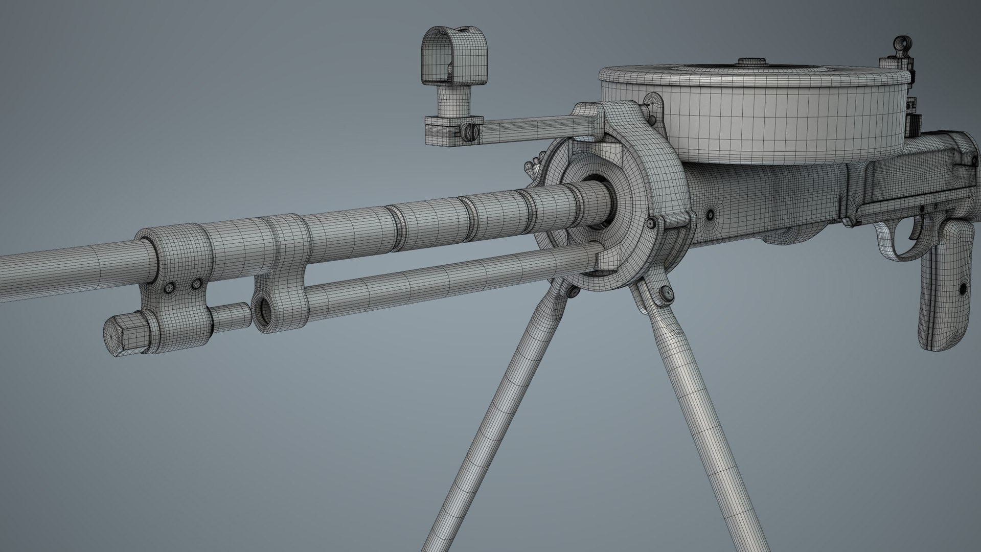 3D DT-29 Tank Machine Gun - TurboSquid 1893190