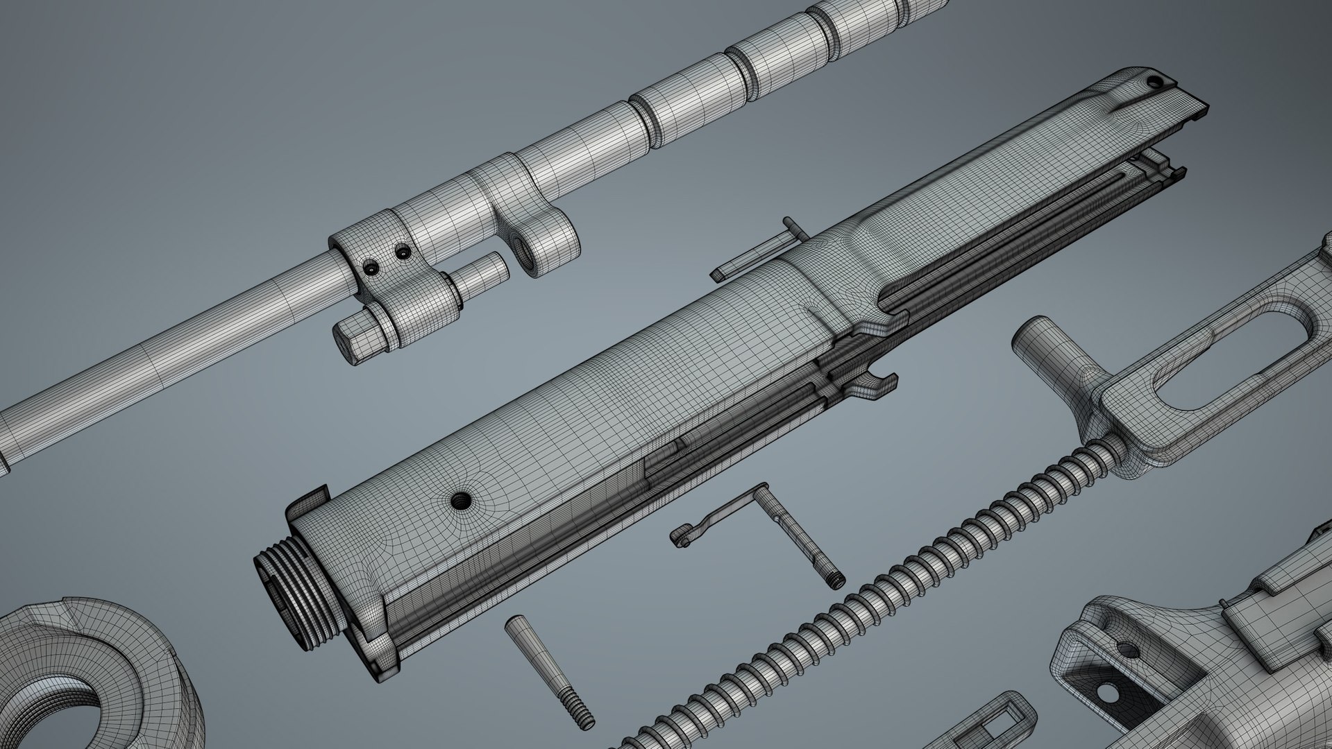 3D DT-29 Tank Machine Gun - TurboSquid 1893190