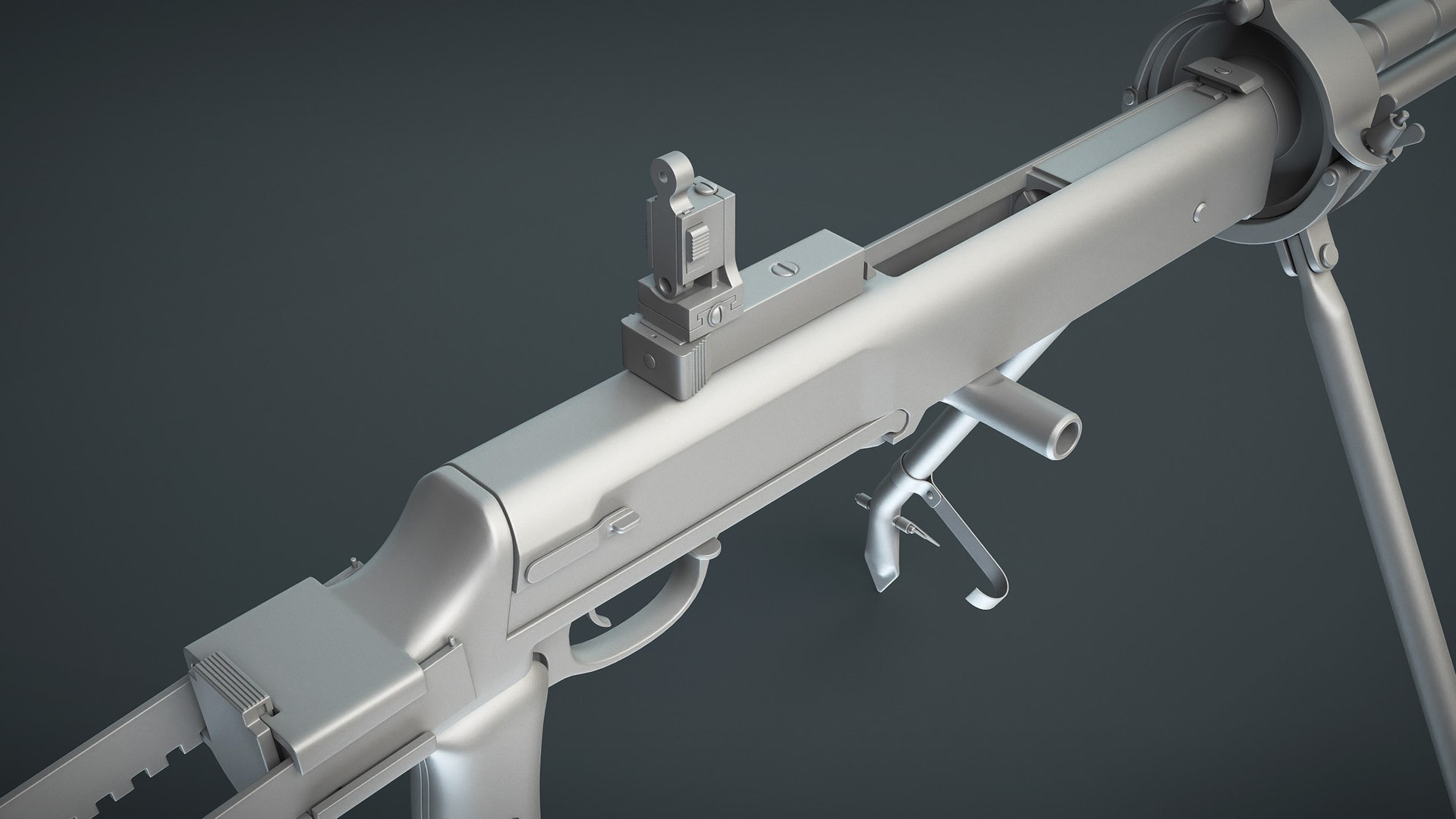 3D DT-29 Tank Machine Gun - TurboSquid 1893190