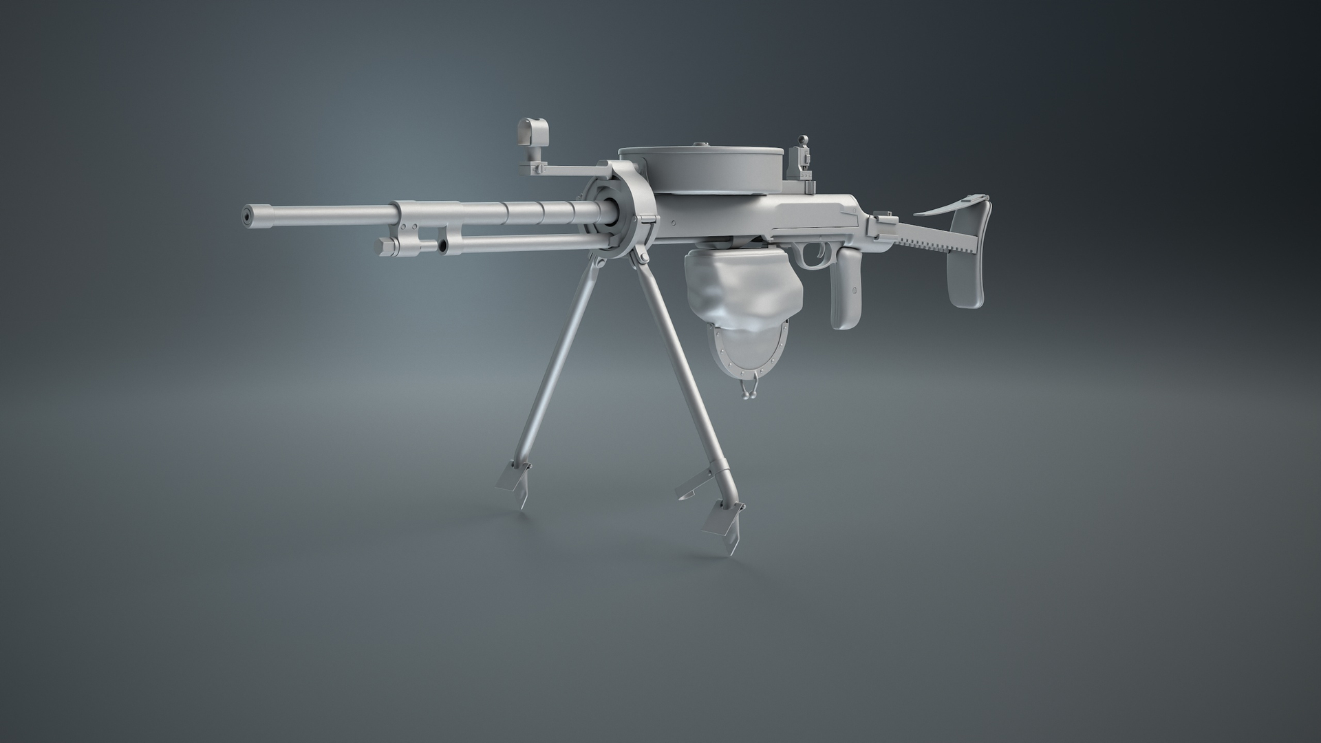 DT-29坦克机枪3D模型 - TurboSquid 1893190