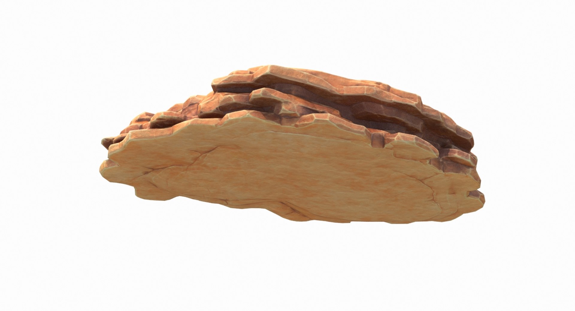 3D Model Blocky Stone - TurboSquid 1319211