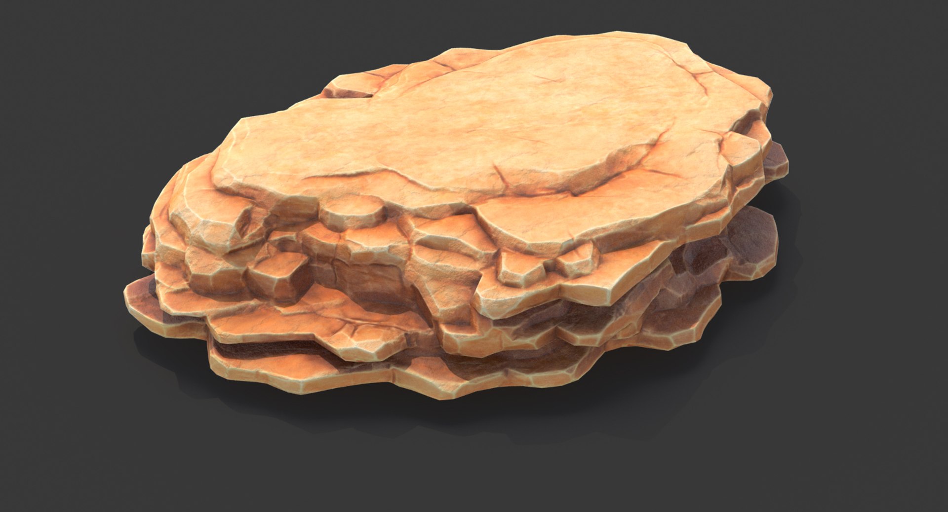 3D Model Blocky Stone - TurboSquid 1319211