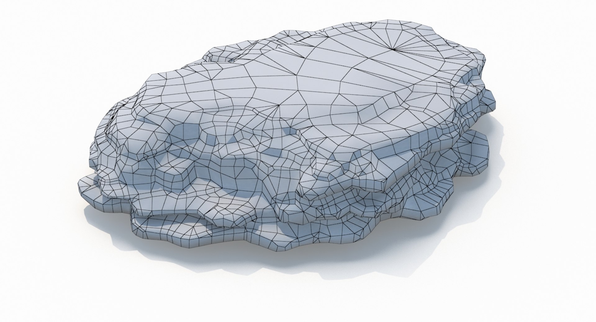 3D Model Blocky Stone - TurboSquid 1319211