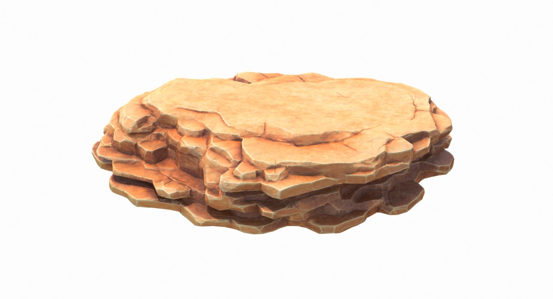 3D Model Blocky Stone - TurboSquid 1319211