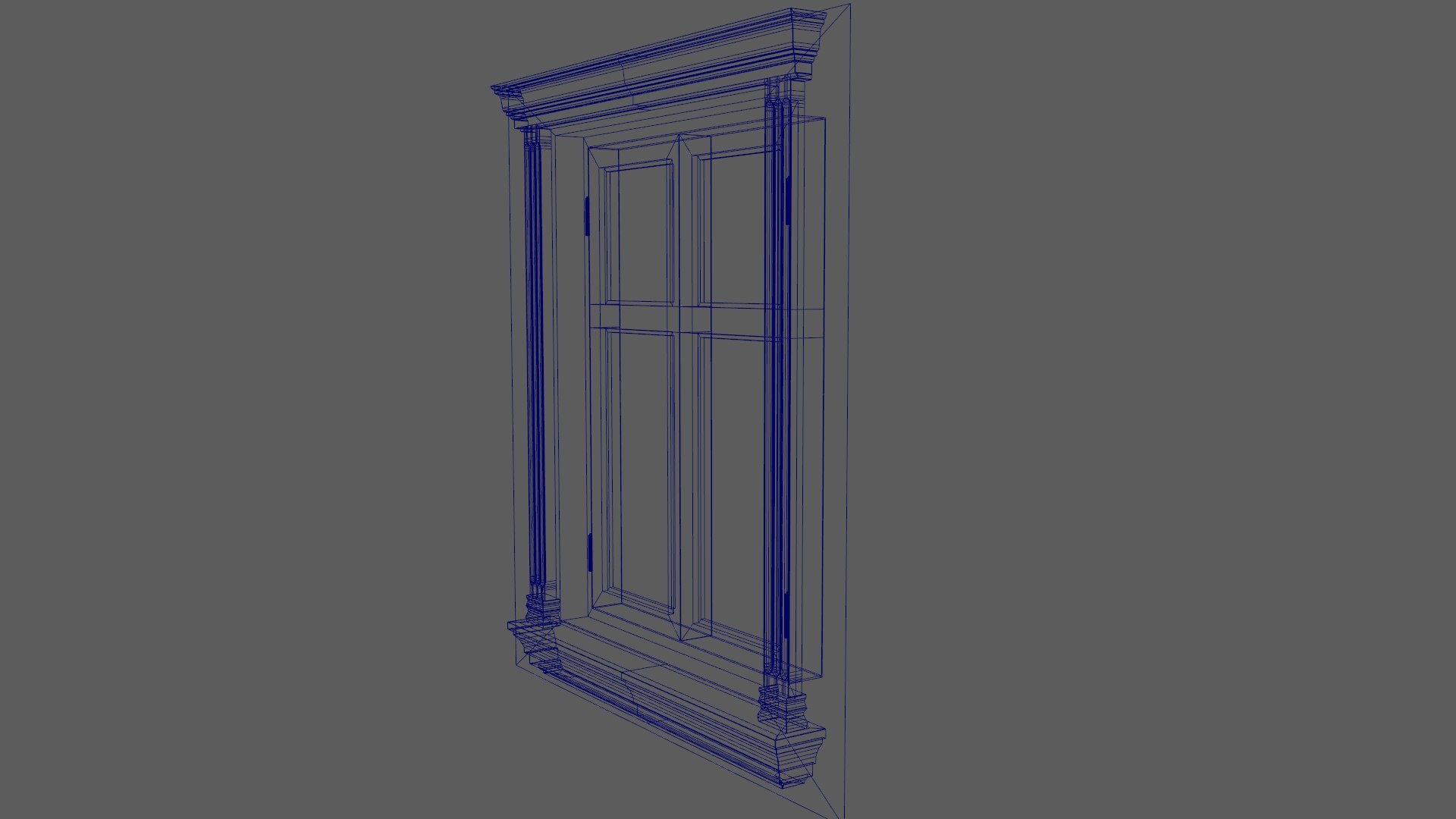 WindowFront View of Window Vintage Styles with Exterior Decoration ...