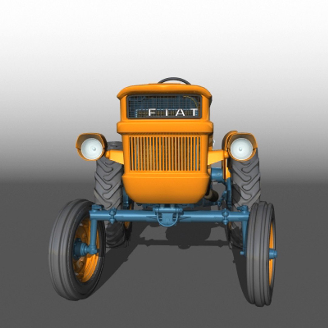 3d Model Fiat 250 Tractor