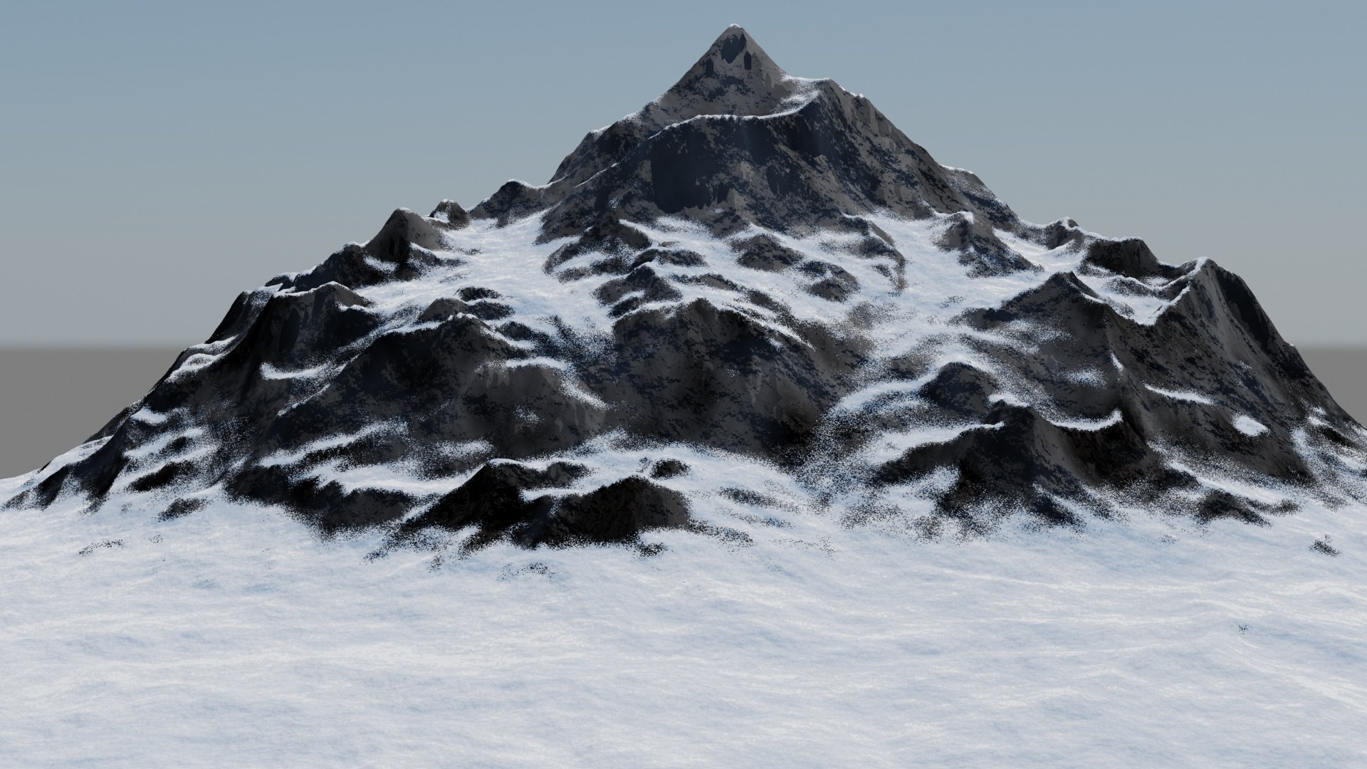 3D snow mountain model - TurboSquid 1165715