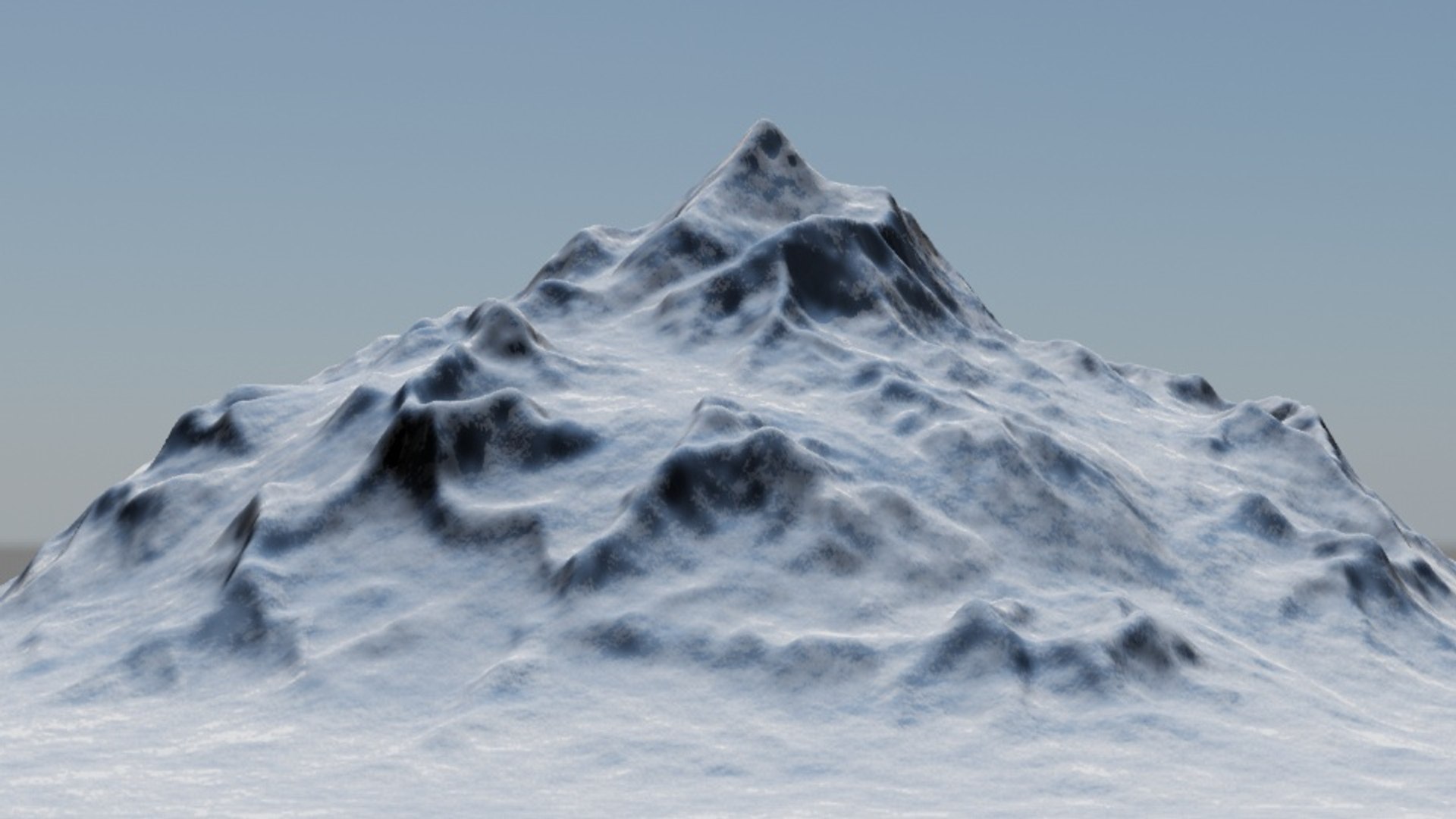 3D snow mountain model - TurboSquid 1165715