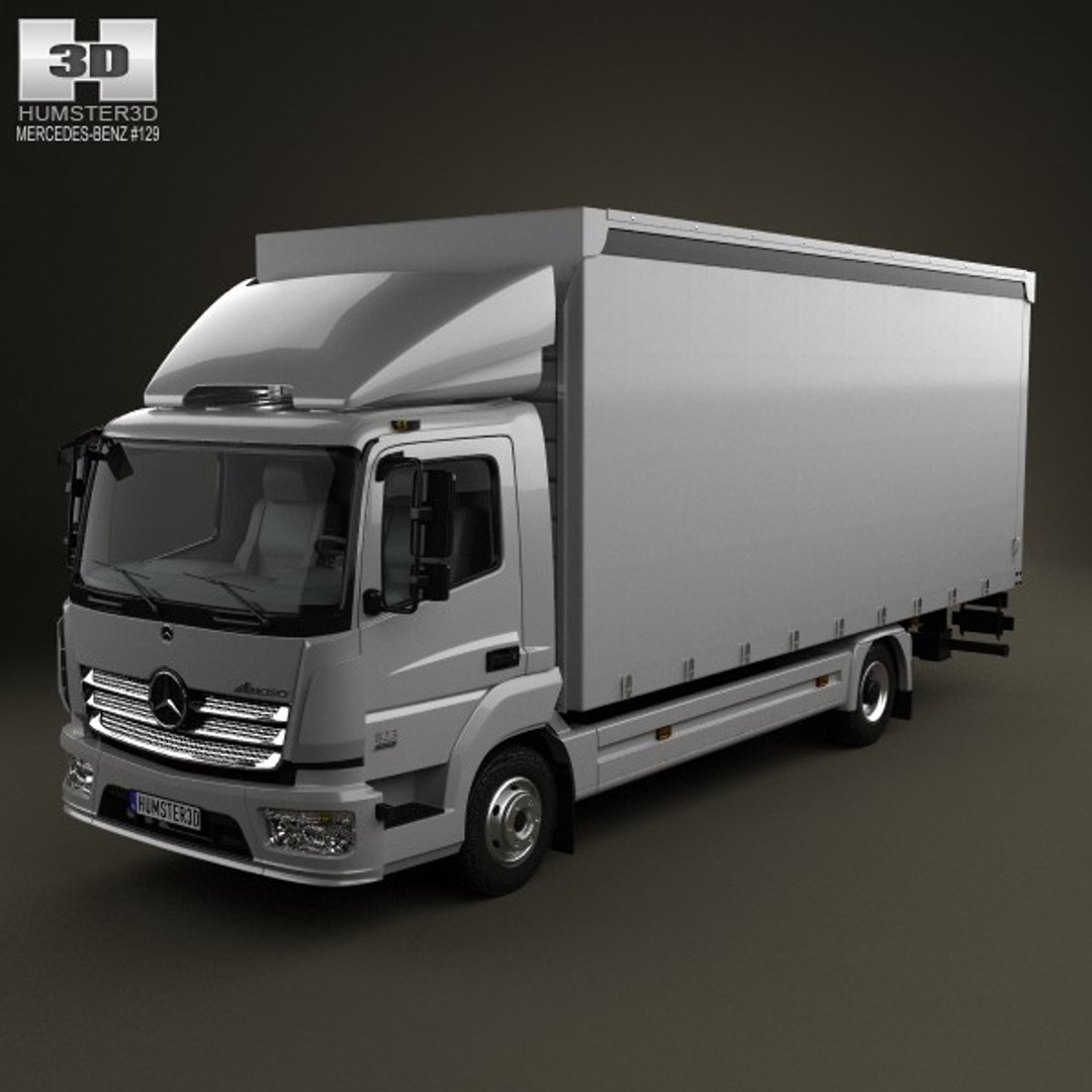 Box Mercedes Atego 3d Model