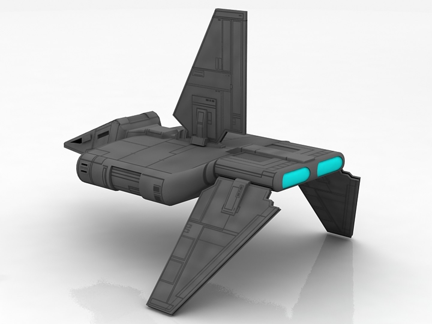 3D Imperial Shuttle - TurboSquid 1624539